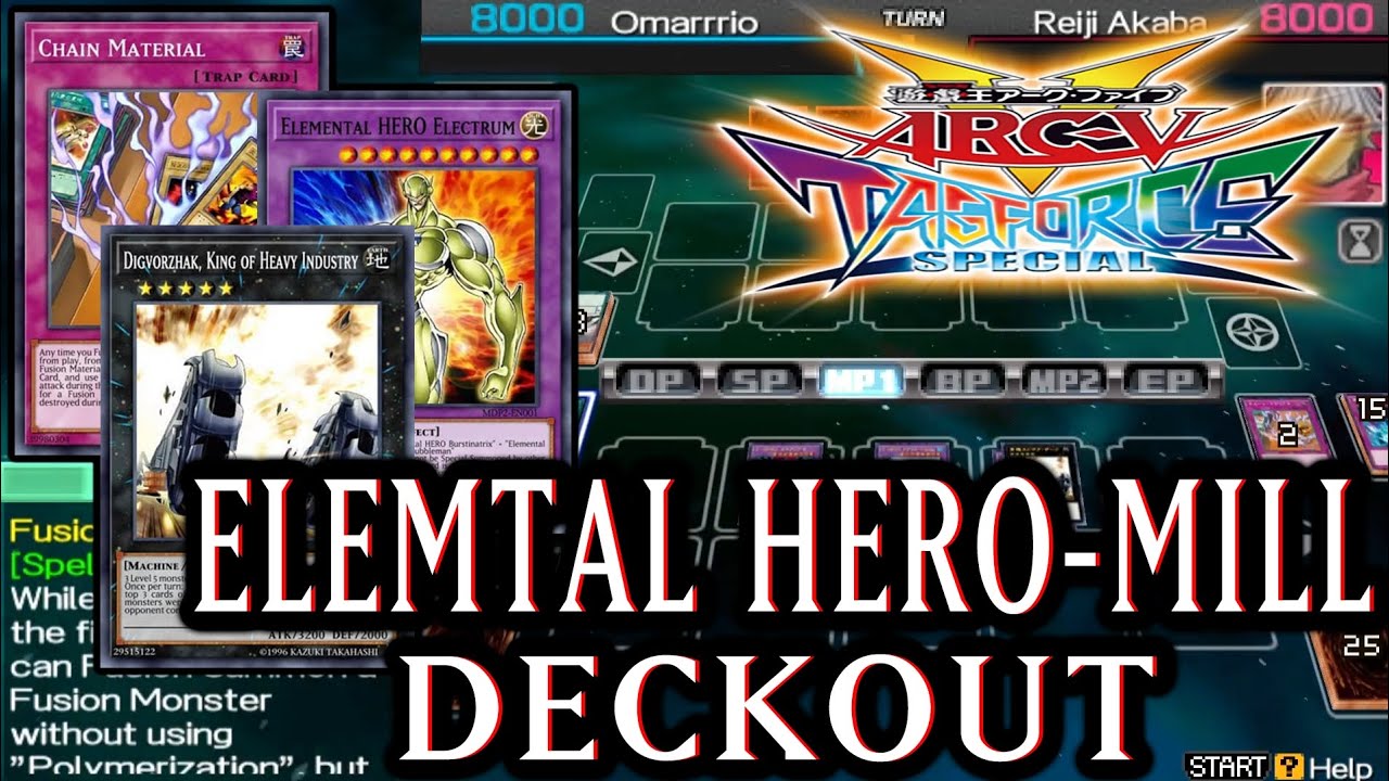 Digvorzhak FTK | Elemental Hero FTK (Deck Out) Mill Deck - Yu-Gi-Oh! Arc-V Tag Force Special ...