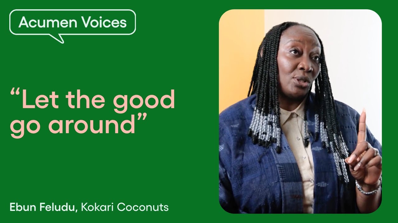 Reflections with Acumen Fellow Ebun Feludu - YouTube