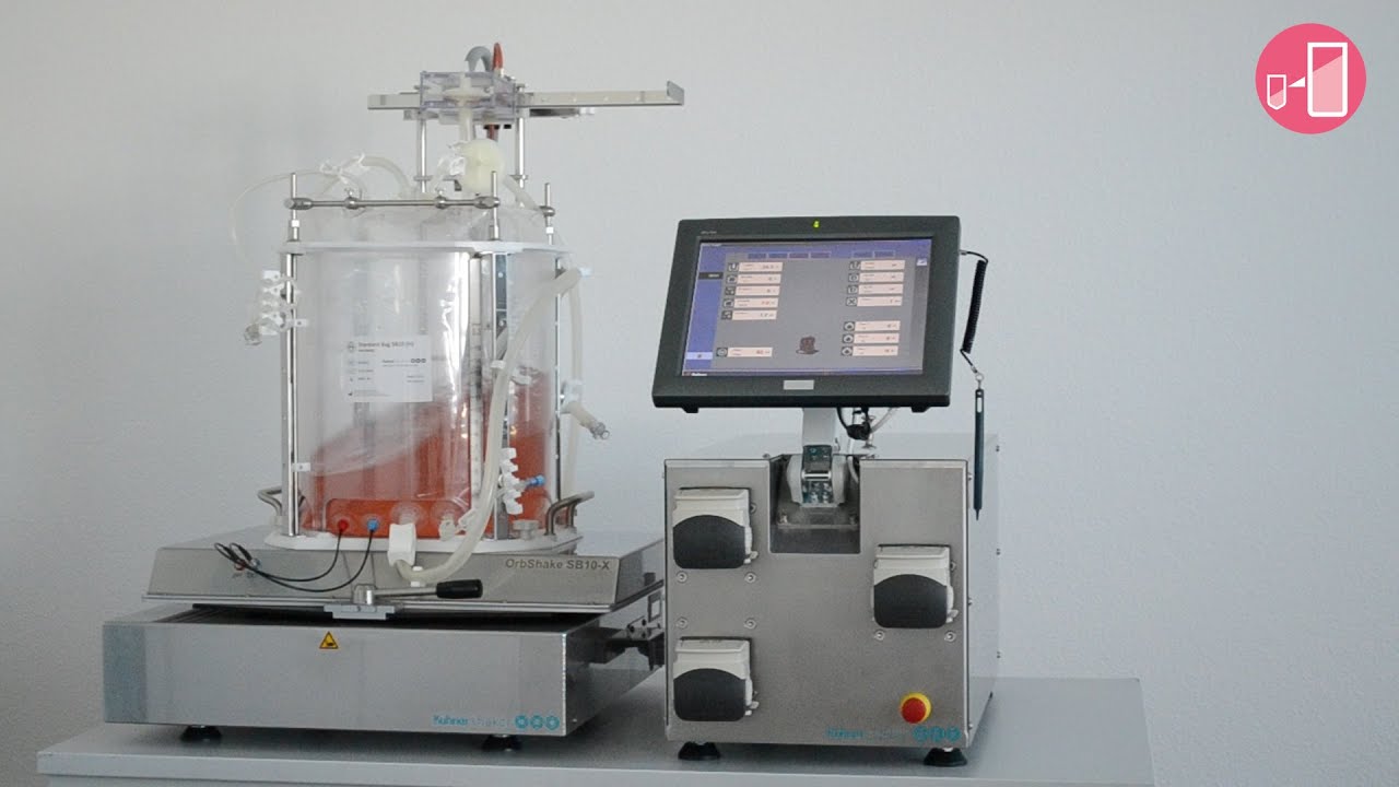 SB10-X – Our orbital shaken bioreactor for single-use bags - YouTube
