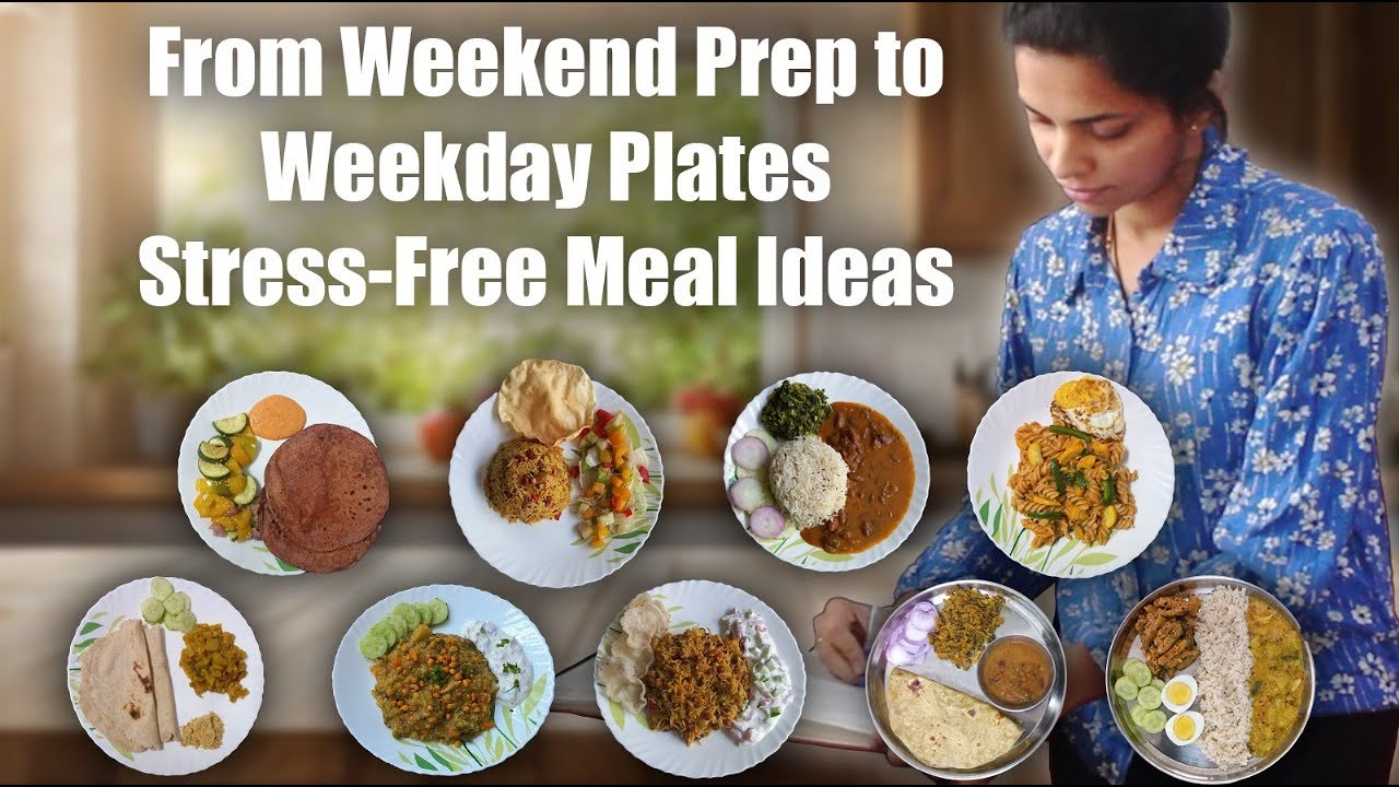 Weekly Meal Plan | Easy Monday to Friday Lunch & Dinner Ideas/Recipe ...