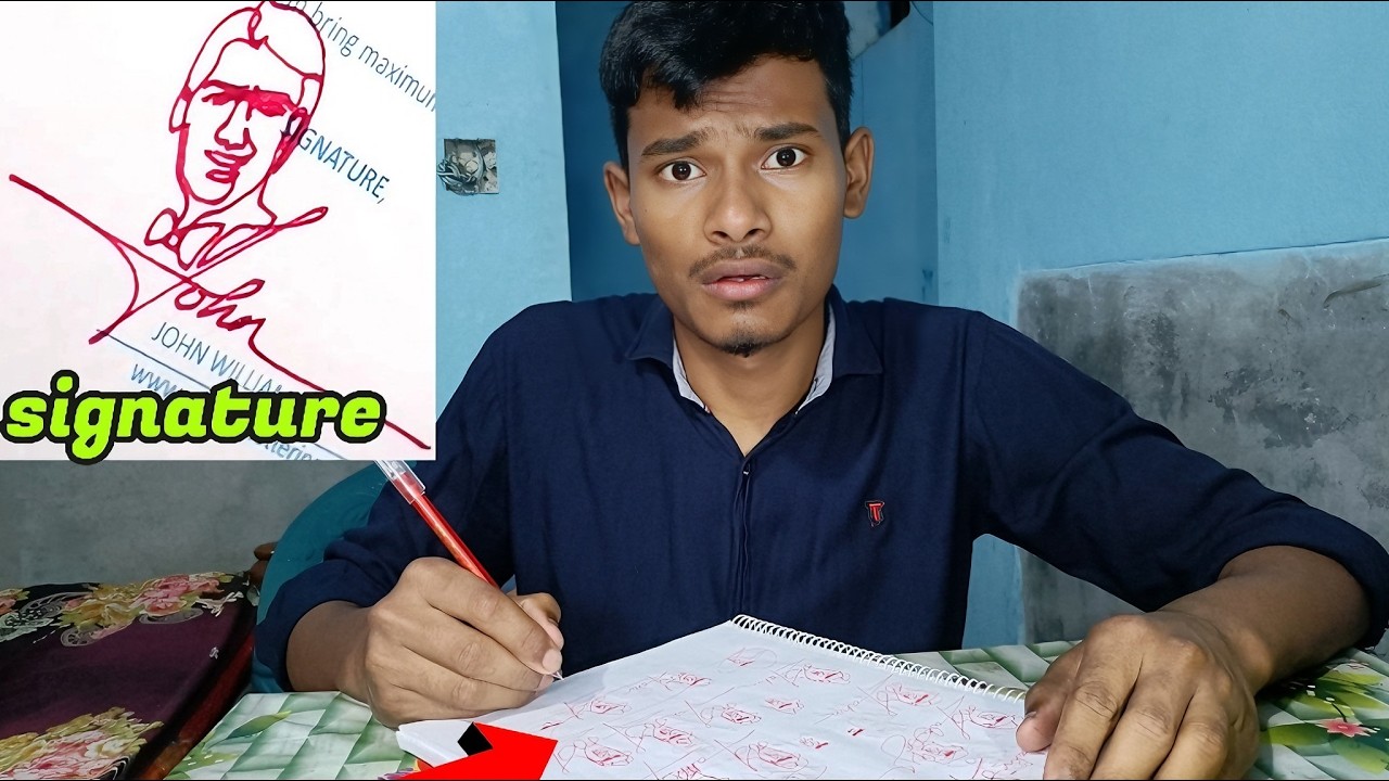 I Tried most Hardest SIGNATURE in the world - YouTube