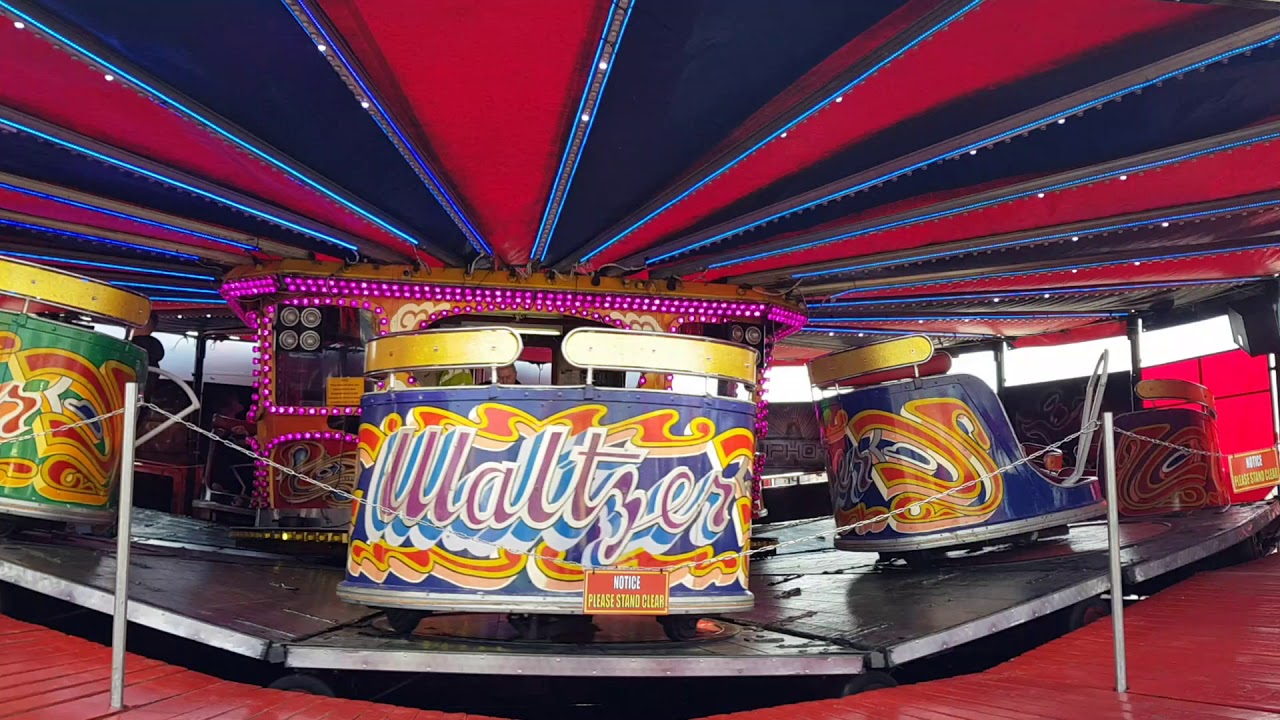 Murphy's waltzer off ride Hartlepool Easter funfair 2019 - YouTube