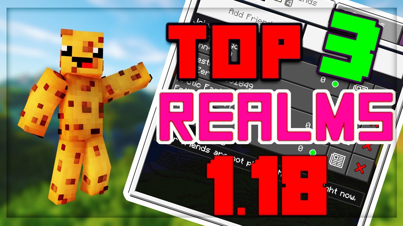Minecraft Bedrock Edition TOP 3 Best Realms 2021 1.18+ [Xbox One/MCPE ...
