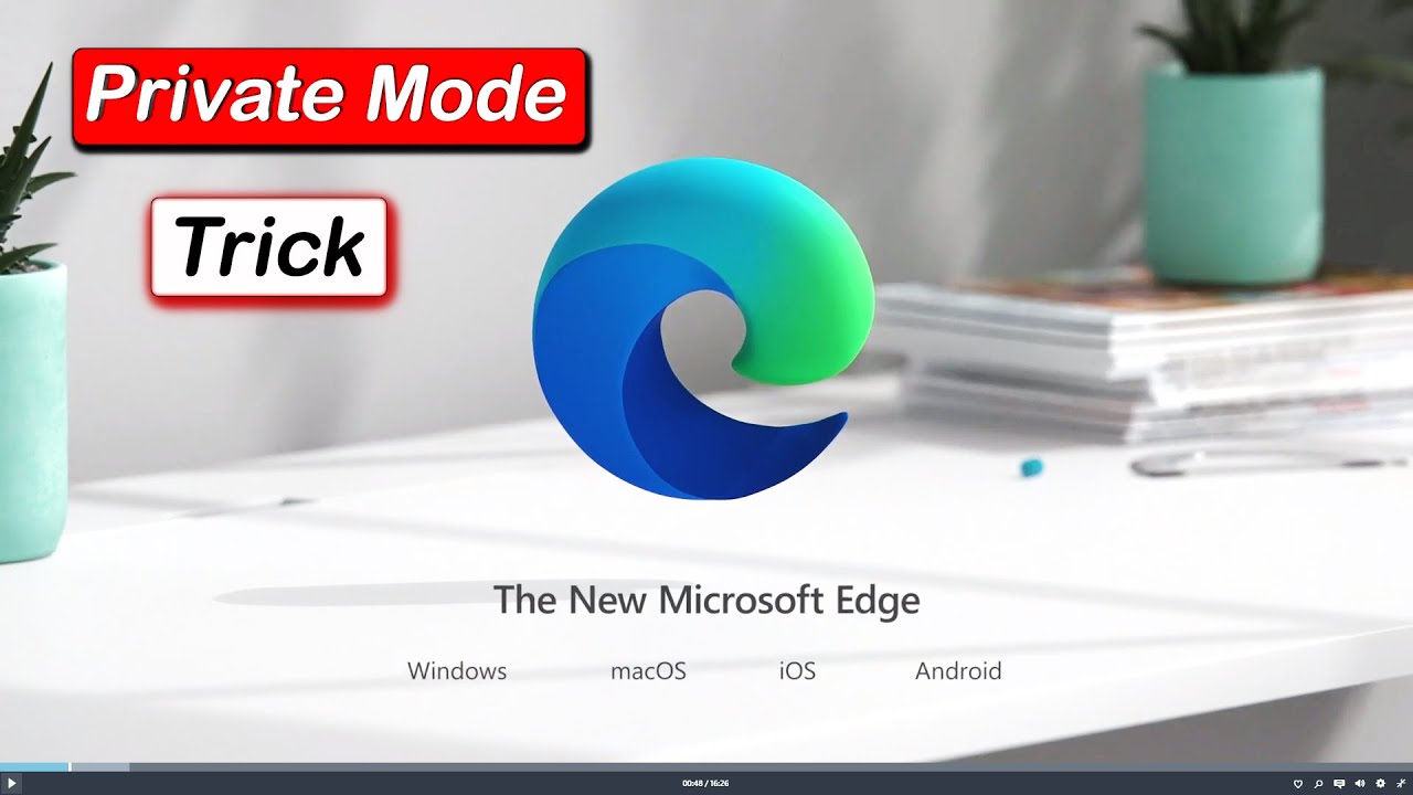 Create a Shortcut to Open Microsoft Edge in Private Mode - YouTube