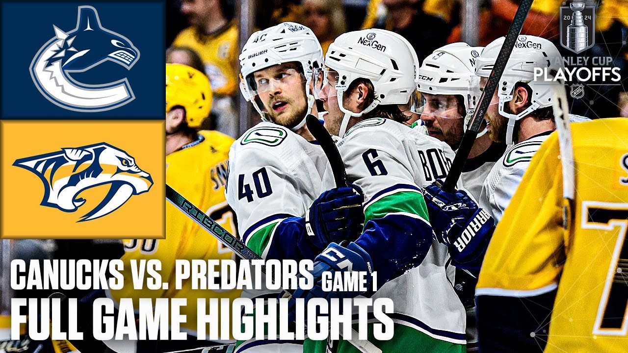 1st Round: Vancouver Canucks vs. Nashville Predators Game 3 | Full Game ...