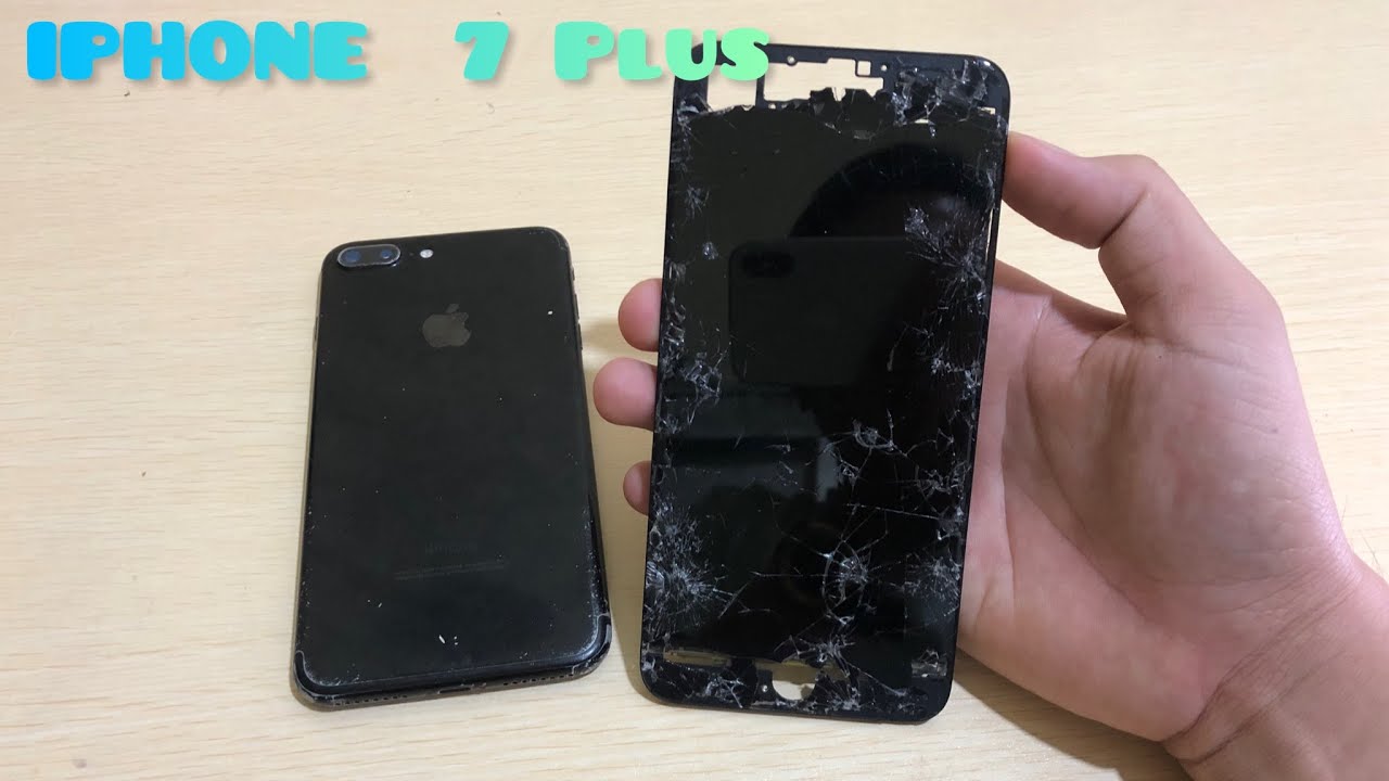 IPHONE 7 Plus Display Replacement | Restore Cracked - YouTube