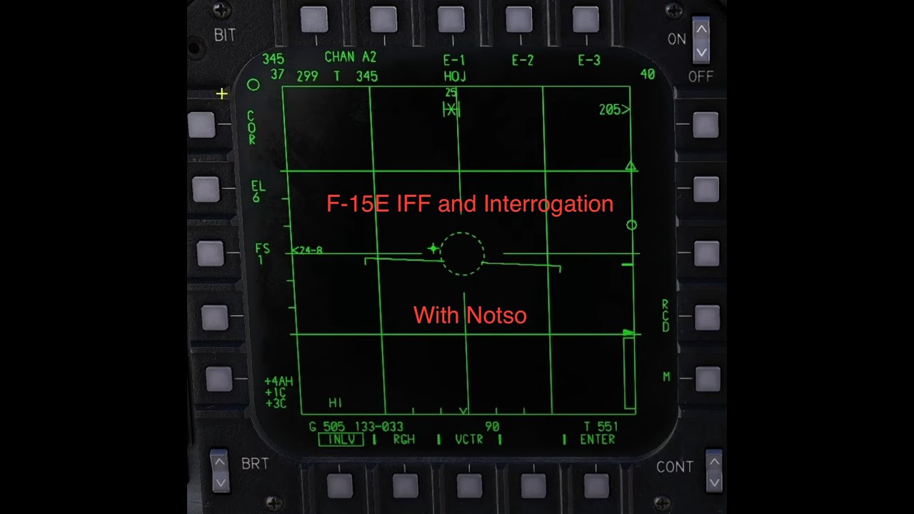 IFF & interrogation Tutorial - F-15E Strike Eagle - YouTube