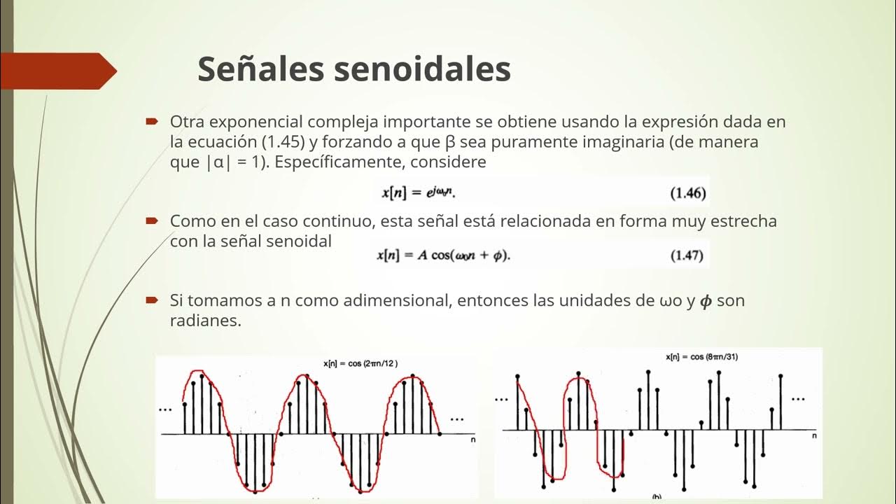 Señales discretas exponencial compleja y senoidal - YouTube
