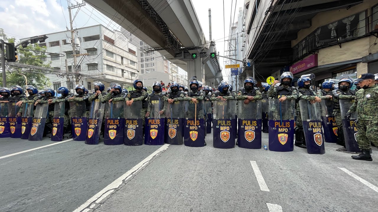 Militanteng Grupo, Magsasaka nabigong mag rally sa Mendiola Manila ...