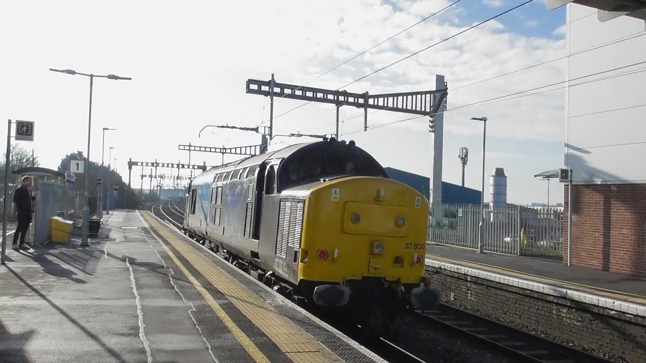 Class 37800 | Class 66050 | Patchway | 14/02/2023 | - YouTube