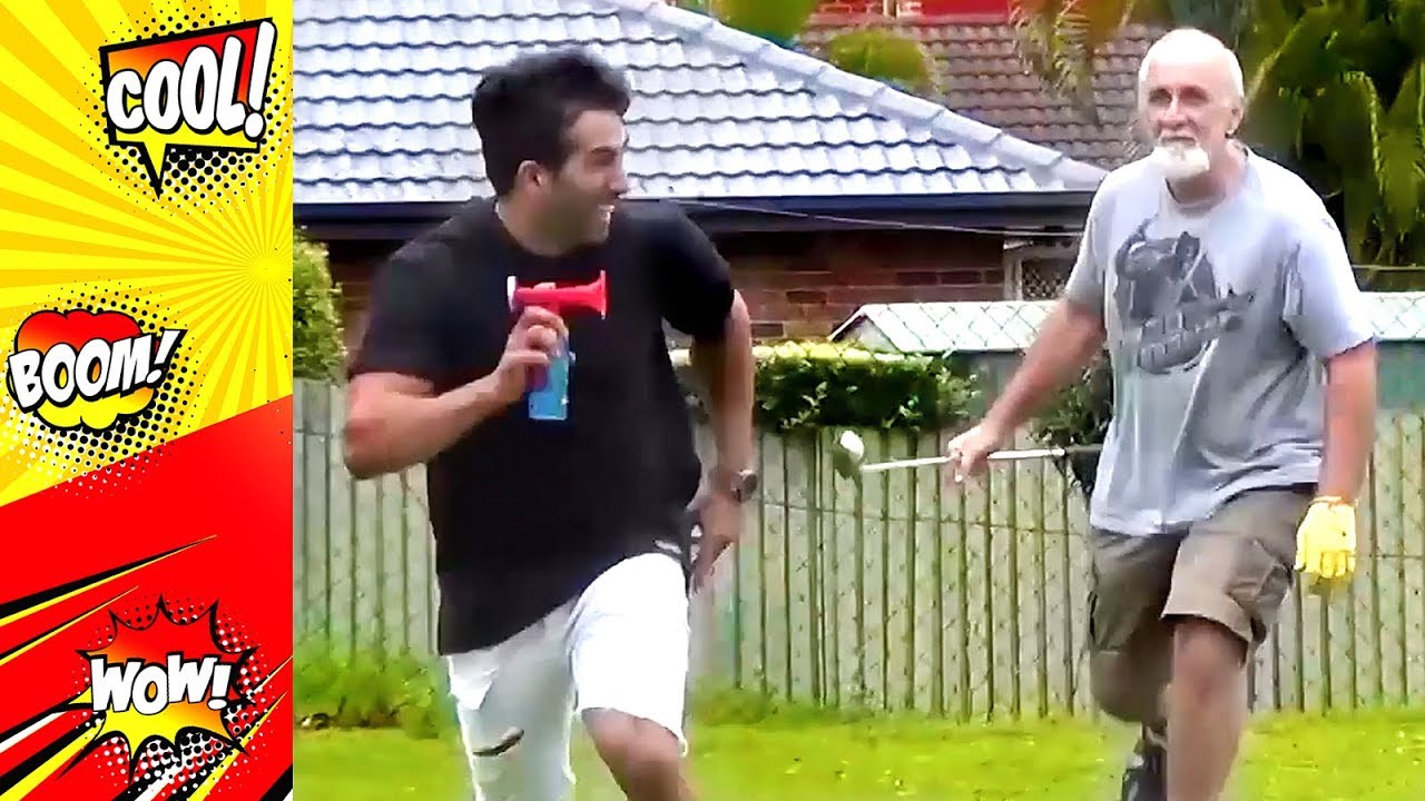 Prank videos Funny | Air horn prank compilation | Funny Video - YouTube