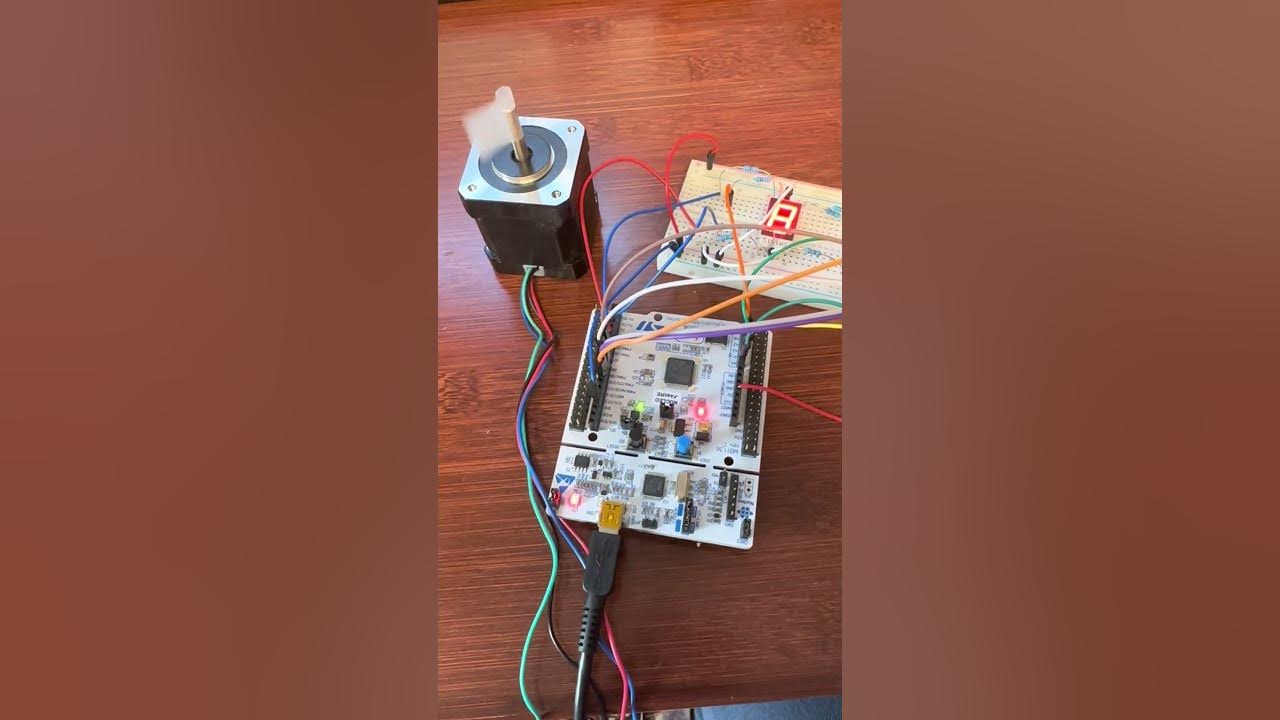 Stm32 F446re Microcontroller Simple Test Youtube