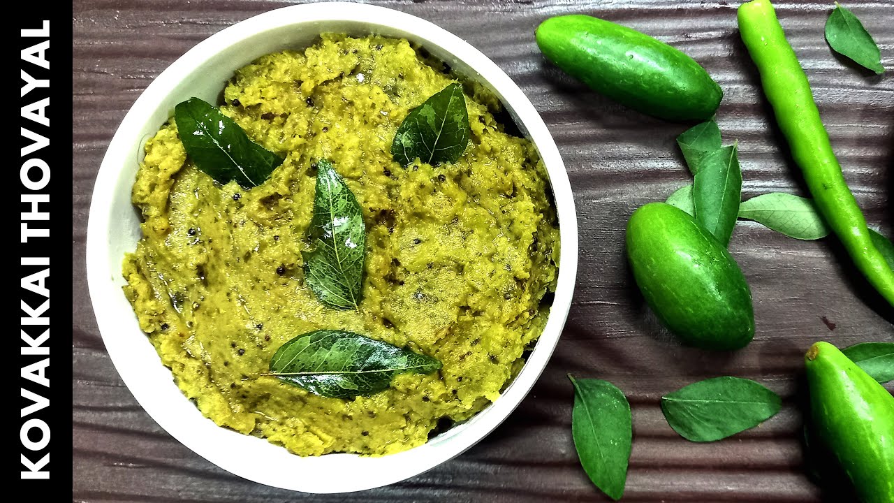 Kovakkai thovayal recipe in tamil | healthy vegetable side dish ...