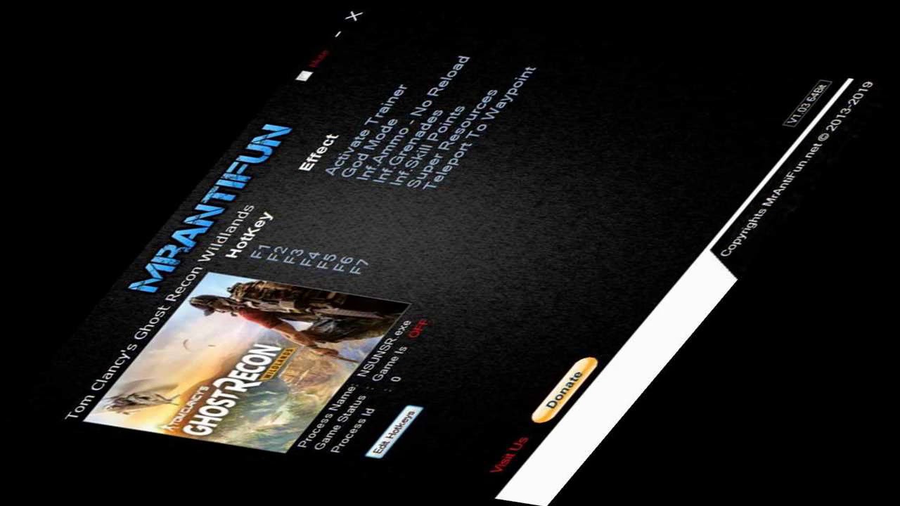Tom Clancy’s Ghost Recon: Wildlands - Trainer +7 v3552261 MrAntiFun ...