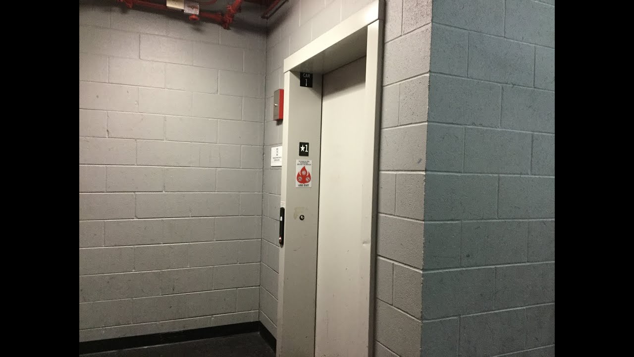 Schindler 330A HT elevator at Canlan Ice Sports, Romeoville Illinois ...