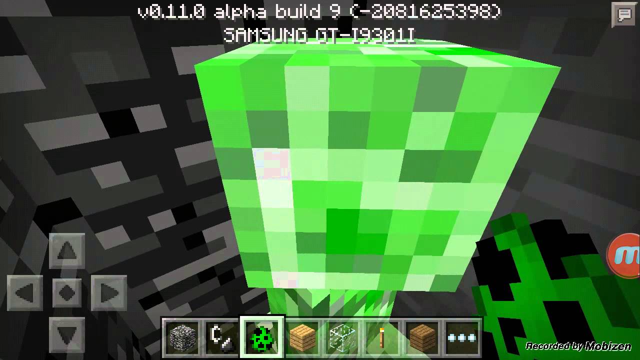 The hide with a creeper minecraft PE - YouTube