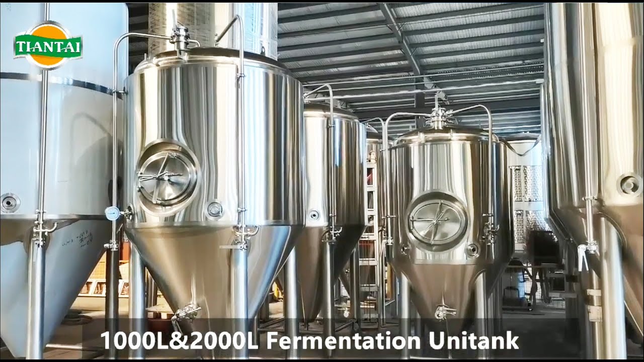 2000L beer fermentation equipment-Stainless Steel Conical Fermenters ...