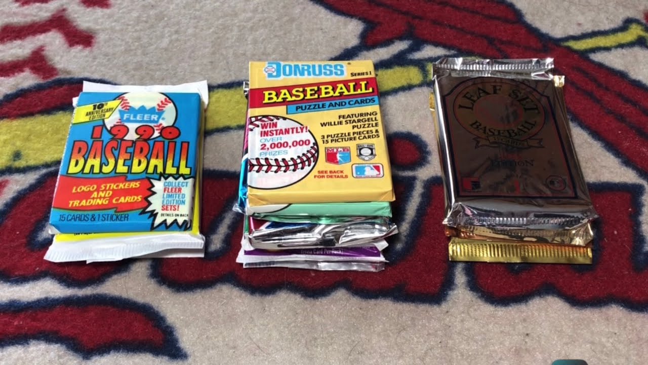 Cracking Junk Wax Baseball Packs: 1991 Donruss Series 1 Wax Pack - Youtube