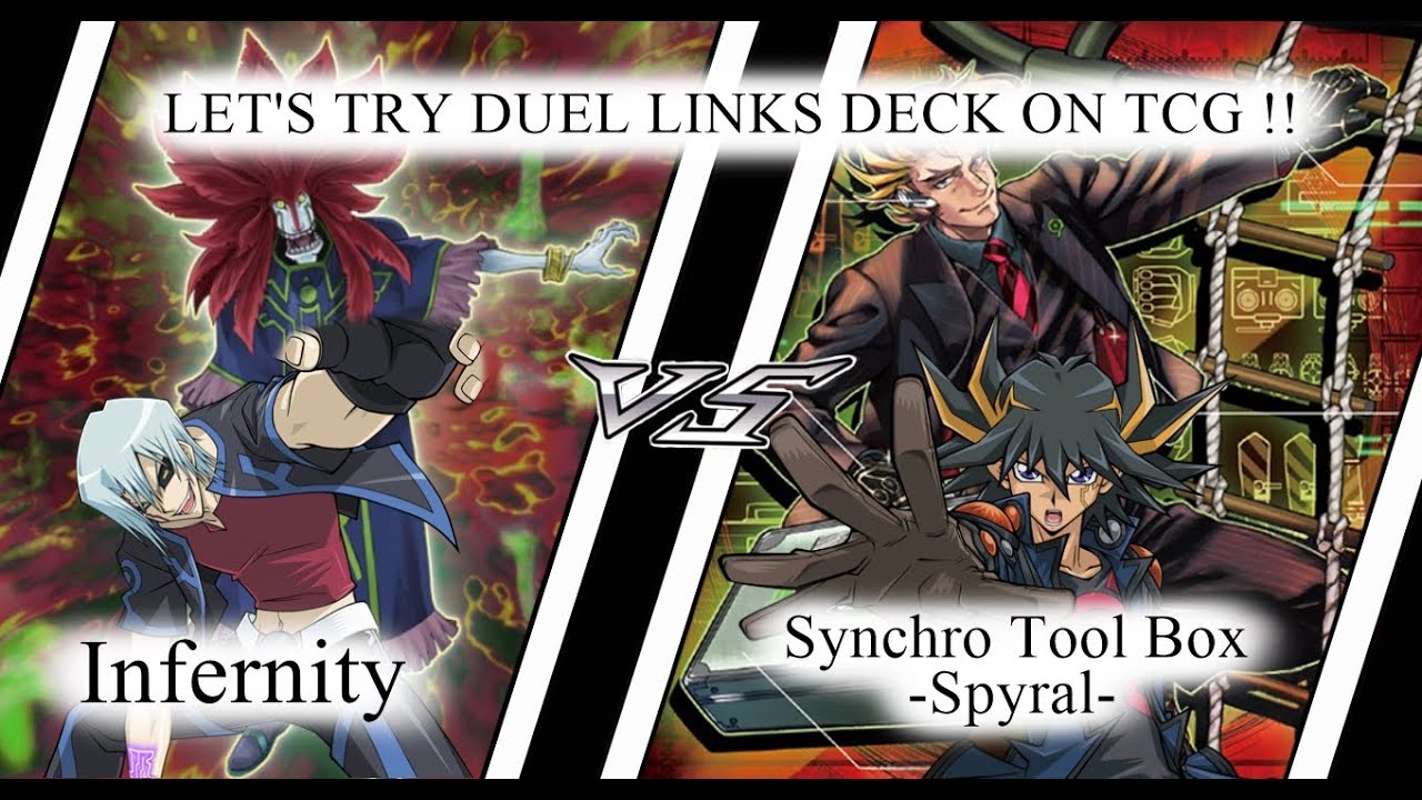 [Proxy Duel] LET'S TRY DUEL LINKS DECK ON TCG !! Infernity vs Synchro ...