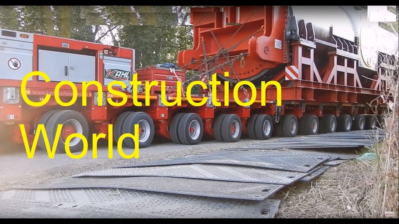 Self Propelled Modular Transporter Heavy load transport 400 tons heavy ...