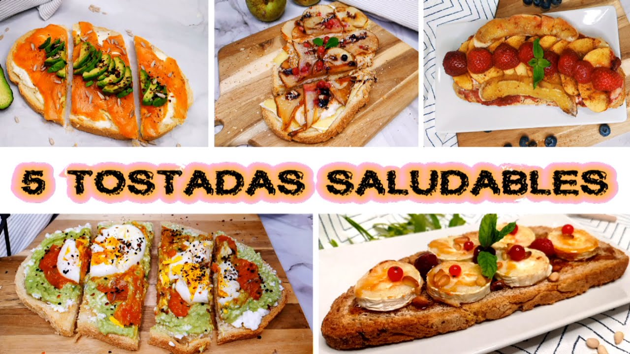 Las mejores 5 tostadas saludables para desayunar o merendar ...