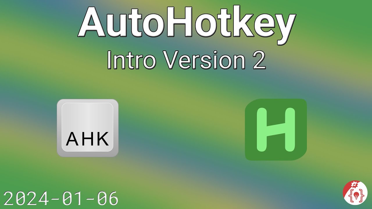 AutoHotkey Version 2 Intro YouTube