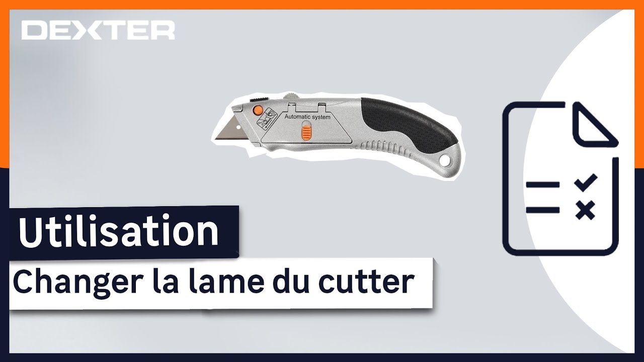 🛠️ Comment changer la lame du cutter automatique Dexter ? - YouTube