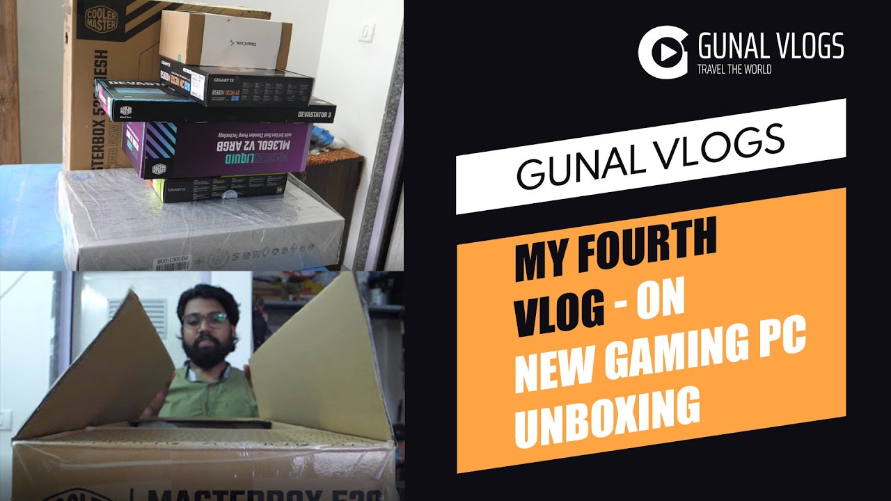 NEW GAMING PC UNBOXING VLOG #4 - YouTube