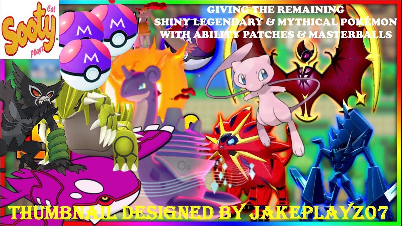 Giving Away The Remaining Shiny Legendary, Mythical & Gmax Pokemon With ...