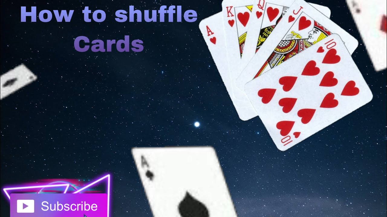 How to card shuffle - YouTube