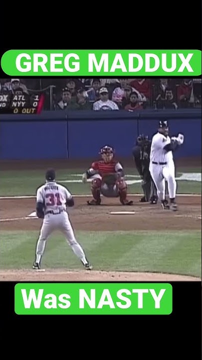Greg Maddux was NASTY! - YouTube