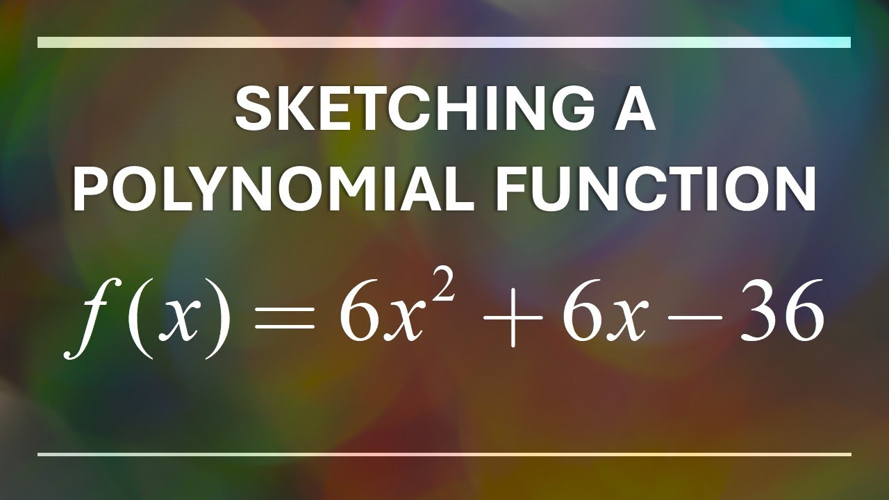Sketching a Polynomial Function - YouTube