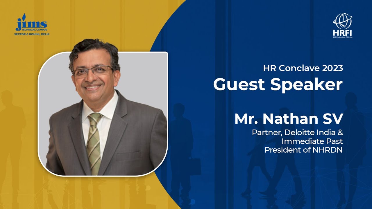 HR Conclave 2023 | SV Nathan | Partner at Deloitte India - YouTube