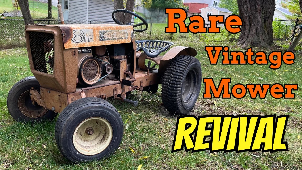 1965 Wards Garden Mark Lawn Tractor Revival - YouTube