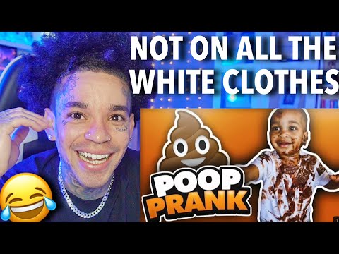 THE PRINCE FAMILY | D&B Nation - POOP PRANK ON DAD [reaction]