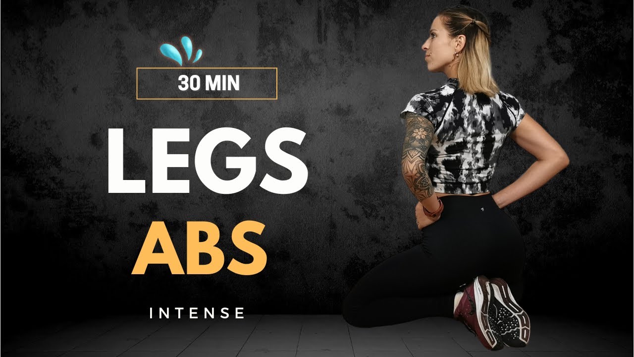 30 Min Legs And Abs Dumbbell Workout Intense No Repeats Youtube