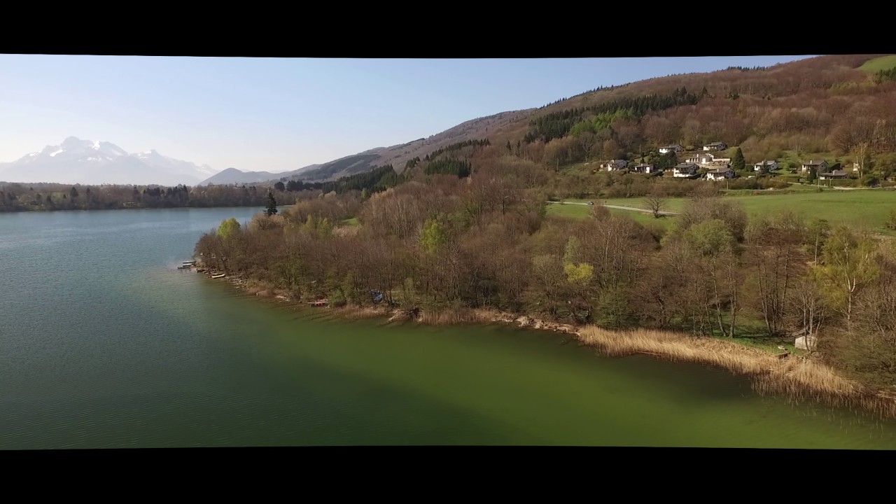 Lac de Petichet - 38 - Isère vu par drone - YouTube