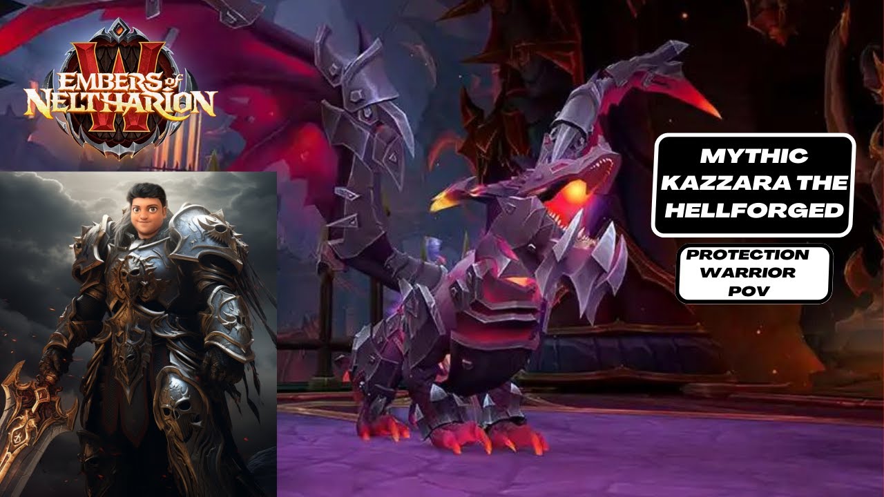Mythic Kazzara - Protection Warrior POV - YouTube