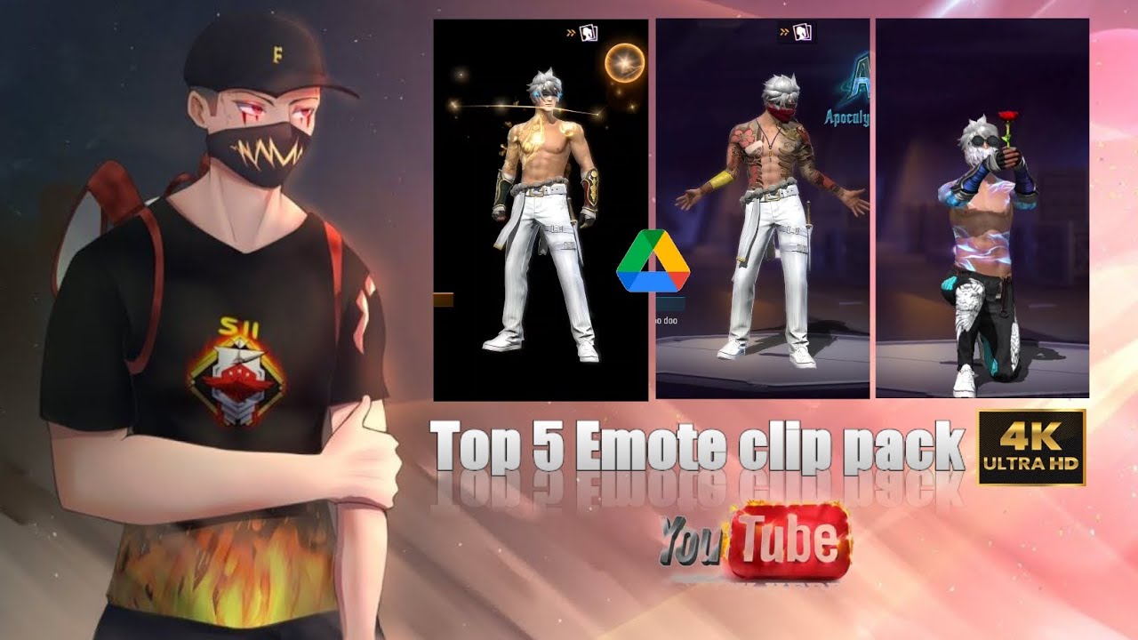 Top 5 clips pack 💫👀 || Free Fire Trending clips pack | Full HD pack ...