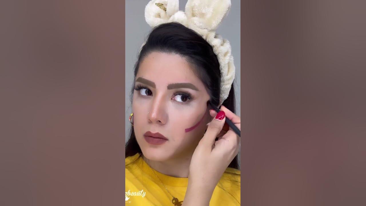 رژ گونه زدن با رژگونه زدن فرم صورتت و تغییر بده Makeup بیوتی Hairstyle Fashion ارایش Youtube
