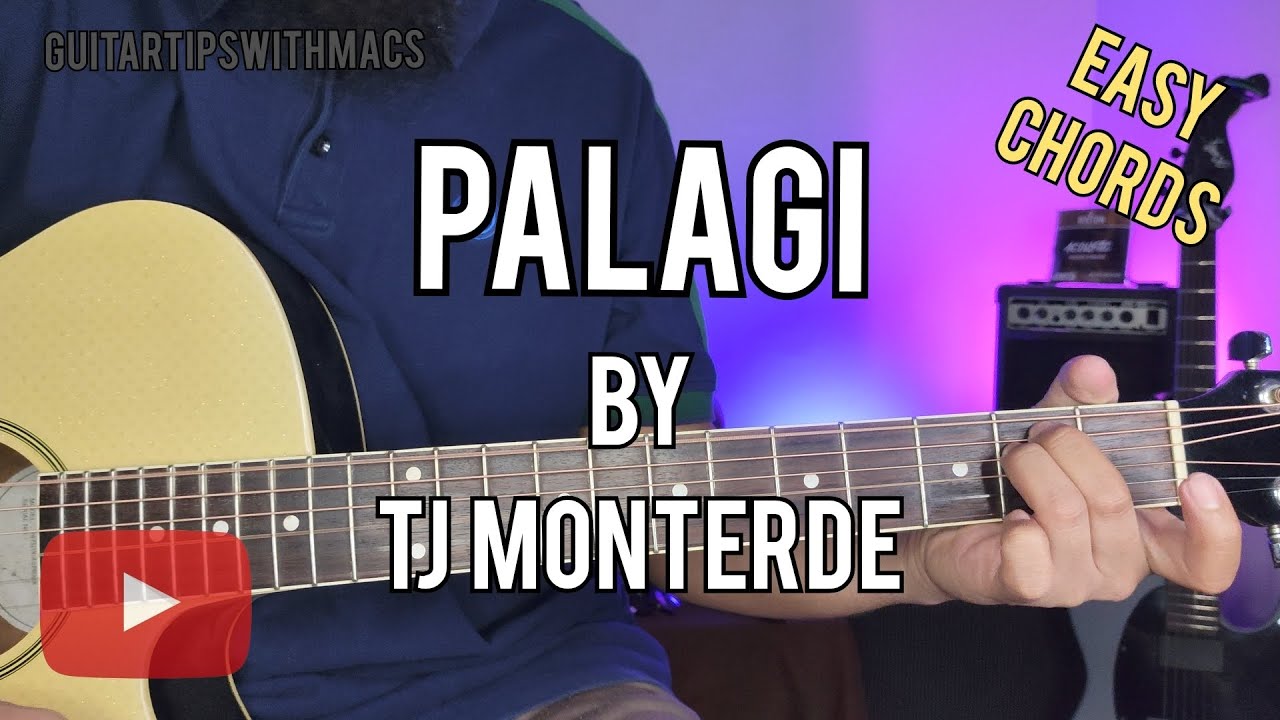PALAGI - TJ Monterde (NO CAPO) EASY Guitar Tutorial - YouTube