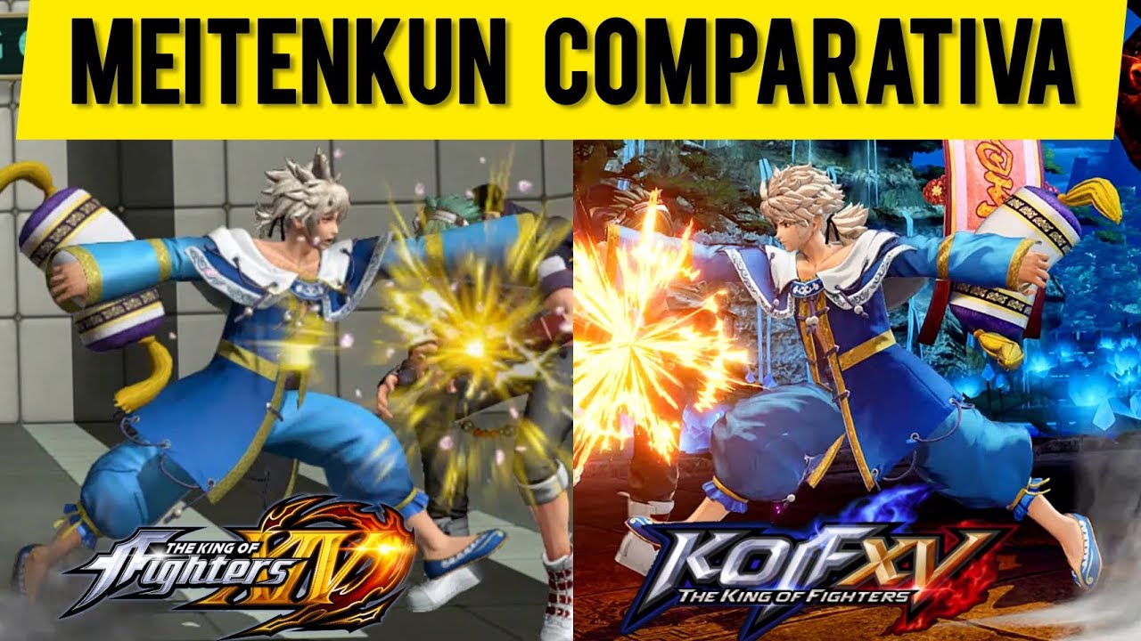 Meitenkun KOF XV VS Meitenkun KOF XIV Comparativa!! - YouTube