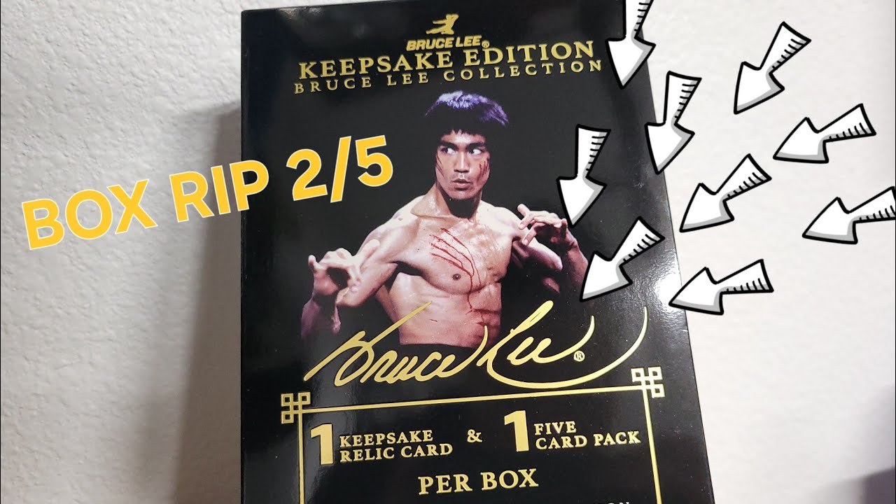 Box Rip 2/5 - BRUCE LEE 50th Anniversary Keepsake Edition CASE! - YouTube
