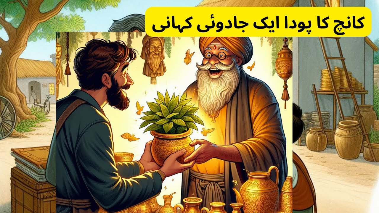 Kanch Ka pouda ki kahani|کانچ کا پودا|Magical Pot story|Magic Pot|Kanch ...