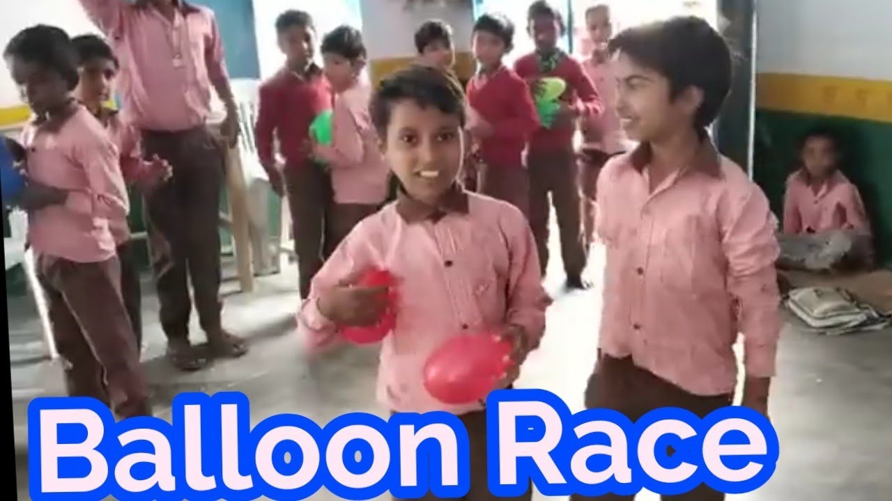 Activity With Balloon | Balloon Games for Primary Kids | Balloon Race ...