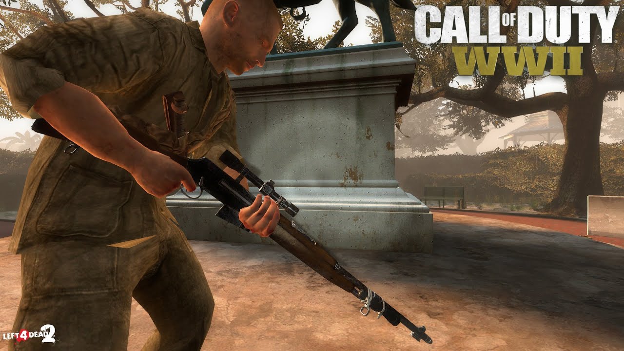 Left 4 Dead 2 Call of Duty WWII Karabin - [ΖмBя.™] Dusty (Military ...