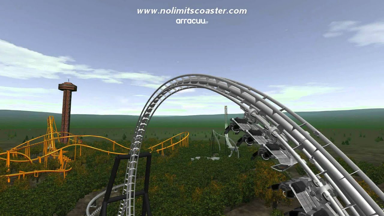 Full Throttle a NoLimits recreation - 2013 new roller coaster at Six ...