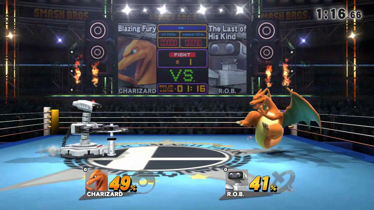 Round 2: Charizard vs. R.O.B. - YouTube