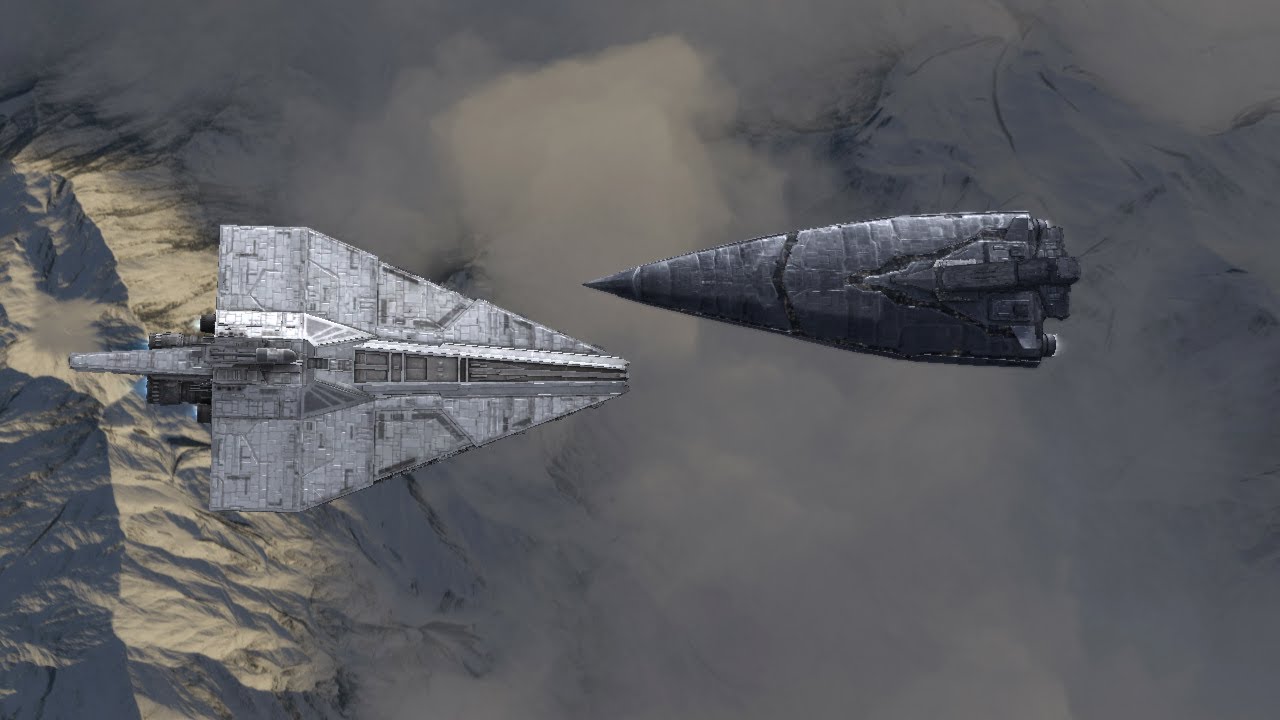 Acclamator-Class VS Interdictor-Class - Star Wars Empire At War Remake ...