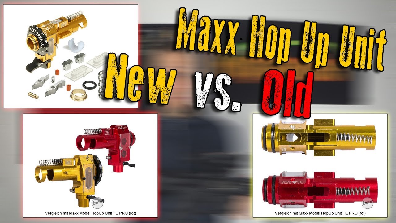 Maxx Model Hop Up Unit ME Pro new vs. old | Unboxing & Review ...